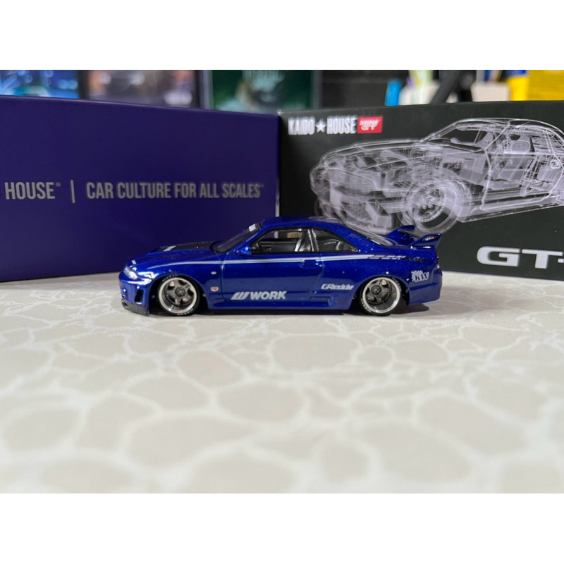 Jual Kaido House Mini GT Nissan Skyline GT-R R33 V2 Biru Kaido House ...