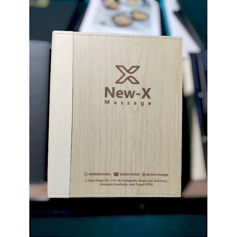 Jual sampul menu cafe/resto/hotel model jepit baut | Shopee Indonesia