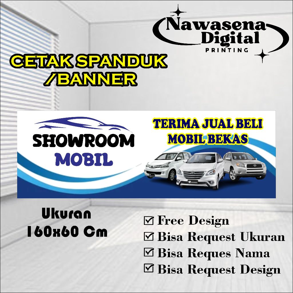 Jual Cetak Spanduk Banner Sorum Mobil & Motor | Shopee Indonesia
