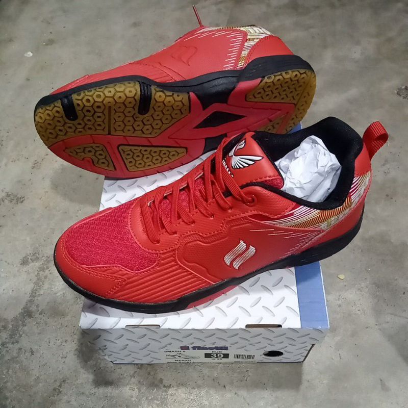 Jual sepatu badminton finotti smash dws 38-43 ori | Shopee Indonesia