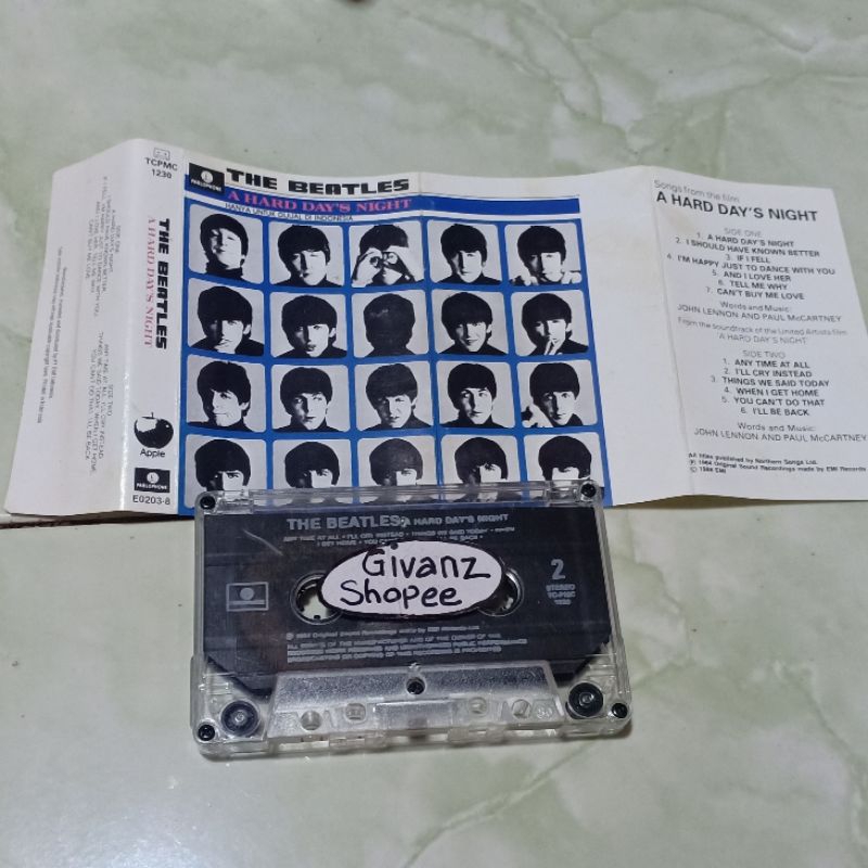 Jual kaset pita THE BEATLES - A hard days night | Shopee Indonesia
