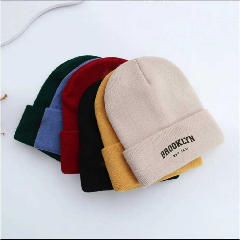 Jual Topi Kupluk Beanies Hat Brooklyn 1631 Pria Wanita Model Terbaru ...