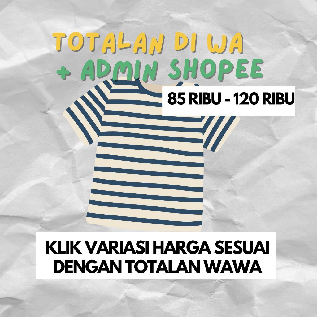 Jual TOTALAN HARGA DI WA + ADMIN SHOPEE ( 80 RIBU - 140 RIBU ) | Shopee Indonesia