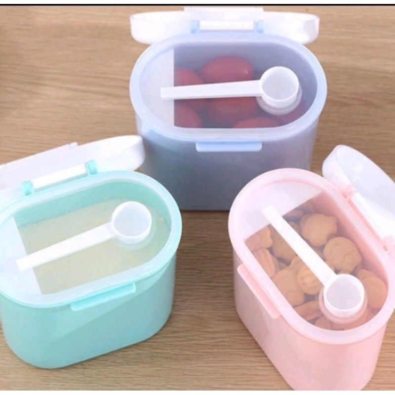 Jual Kotak Penyimpanan Susu Bubuk Portable/kotak Susu Murah | Shopee ...