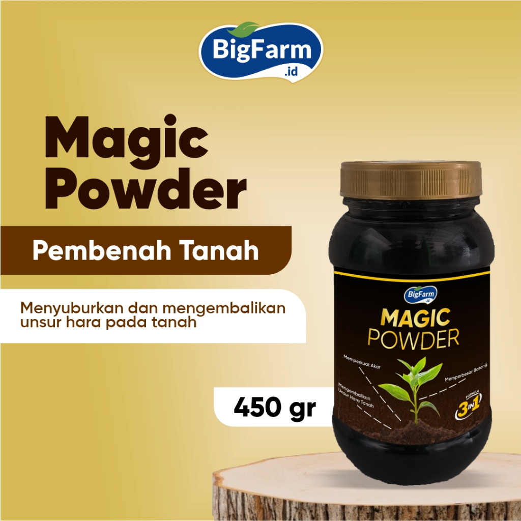 Jual BigFarm - Magic Powder 450 Gram Asam Humat Zat Pembenah Tanah ...