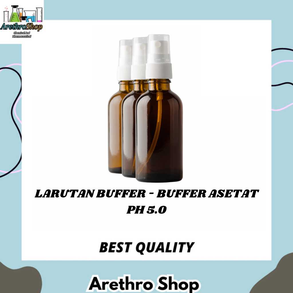 Jual LARUTAN BUFFER - BUFFER ASETAT PH 5.0 50 ML BEST | Shopee Indonesia