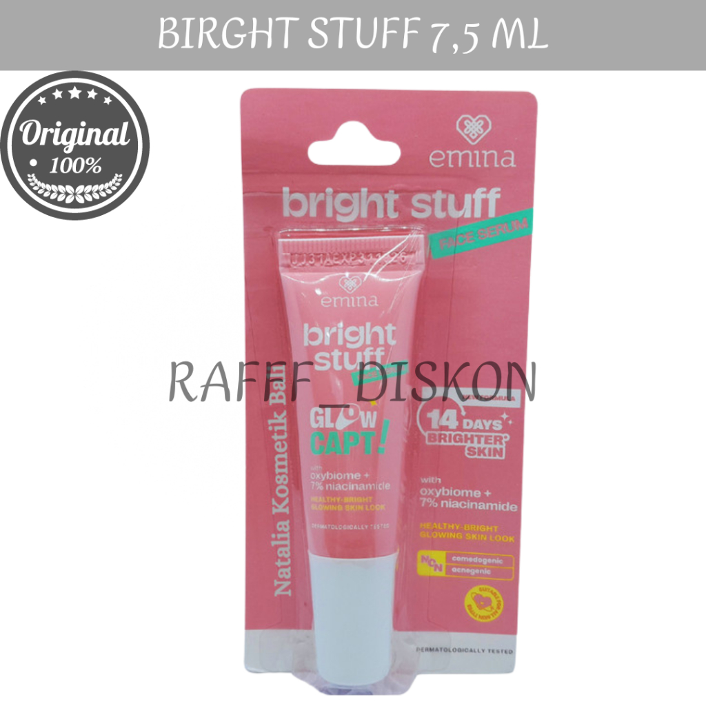 Jual EMINA BRIGHT STUFF GLOW CAPT FACE SERUM 7,5 ML | Shopee Indonesia