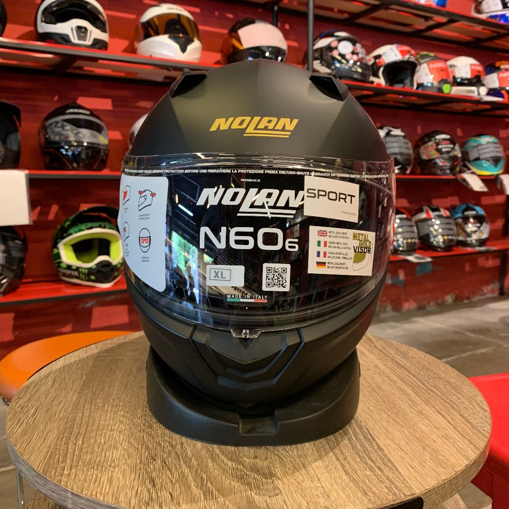 Jual Helm Full Face Nolan N60-6 Sport Matte Black Original | Shopee ...