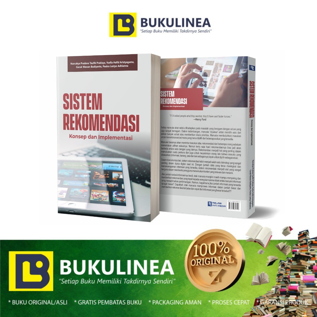 Jual Buku Sistem Rekomendasi : Konsep dan Implementasi | Shopee Indonesia