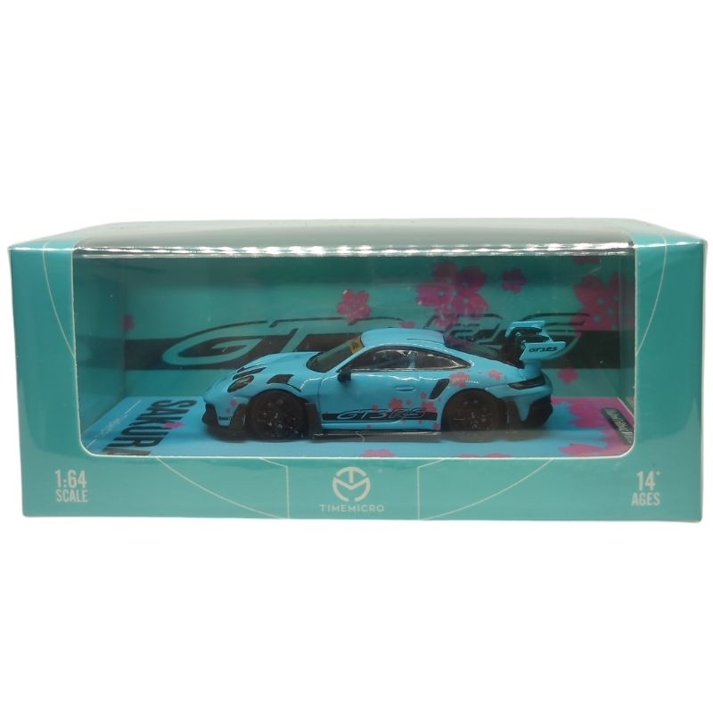 Jual Time Micro 1/64 Porsche 992 GT3 RS Blue Sakura | Shopee Indonesia