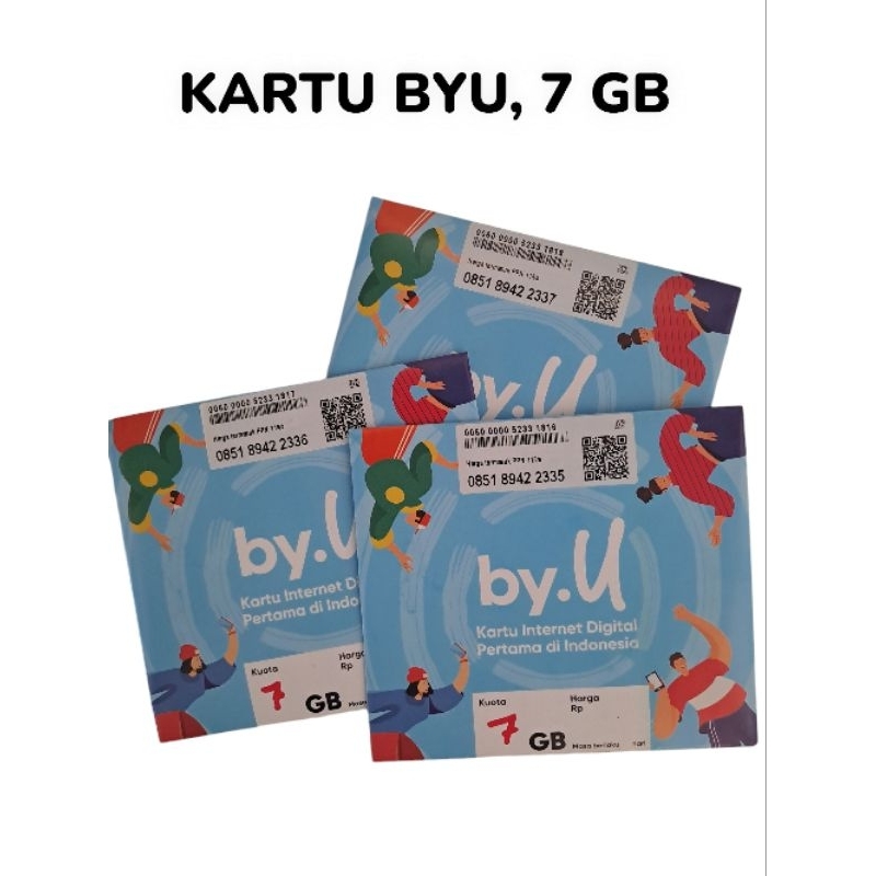 Jual Kartu Byu 7 gb | Shopee Indonesia