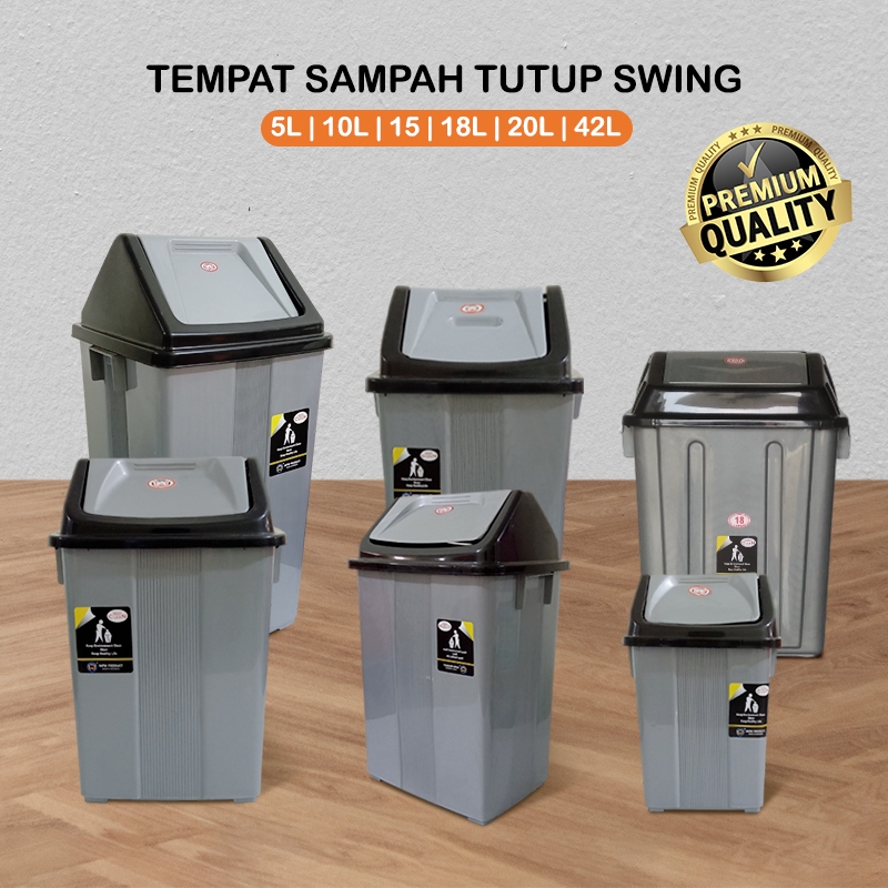 Jual Tempat Sampah / Tempat Sampah / Tong Sampah MPW 5 10 15 18 20 42Liter/ Bahan Plastik ...
