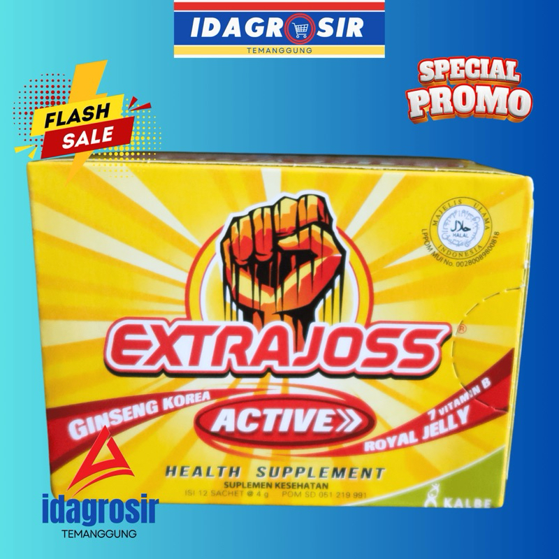 Jual EXTRA JOSS ACTIVE ENERGY DRINK 1 PAK 12 SACHET 12 GR | Shopee ...