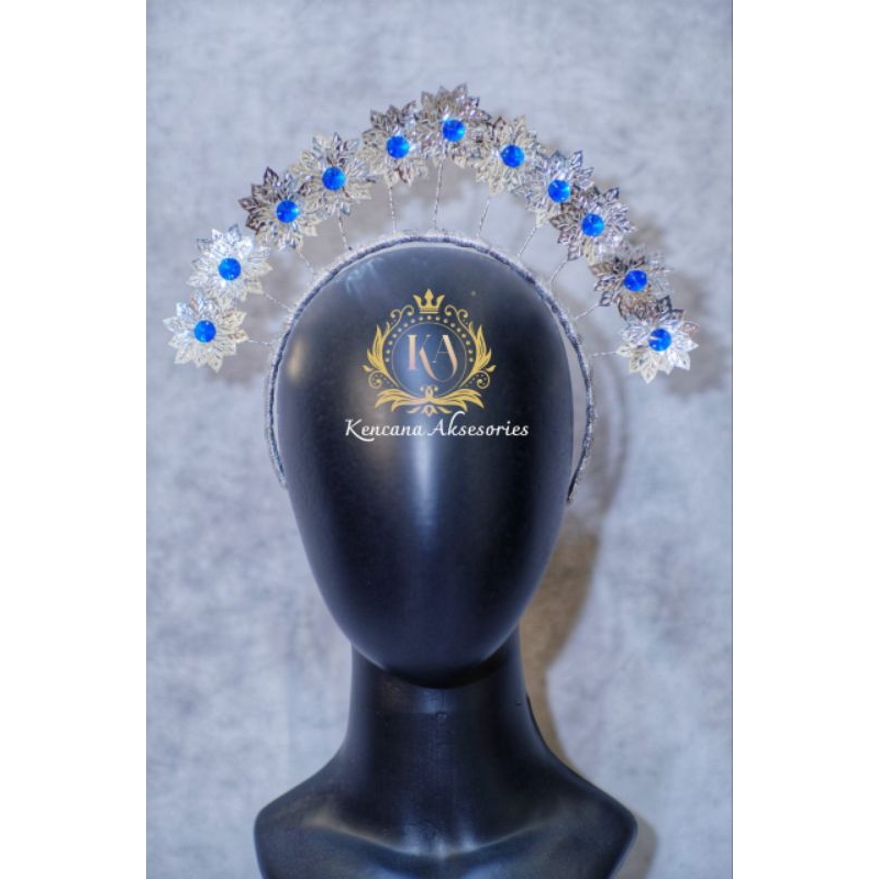 Jual Mahkota Bando Adat Jawa Silver Hiasan Kepala Adat Karnaval Tari ...