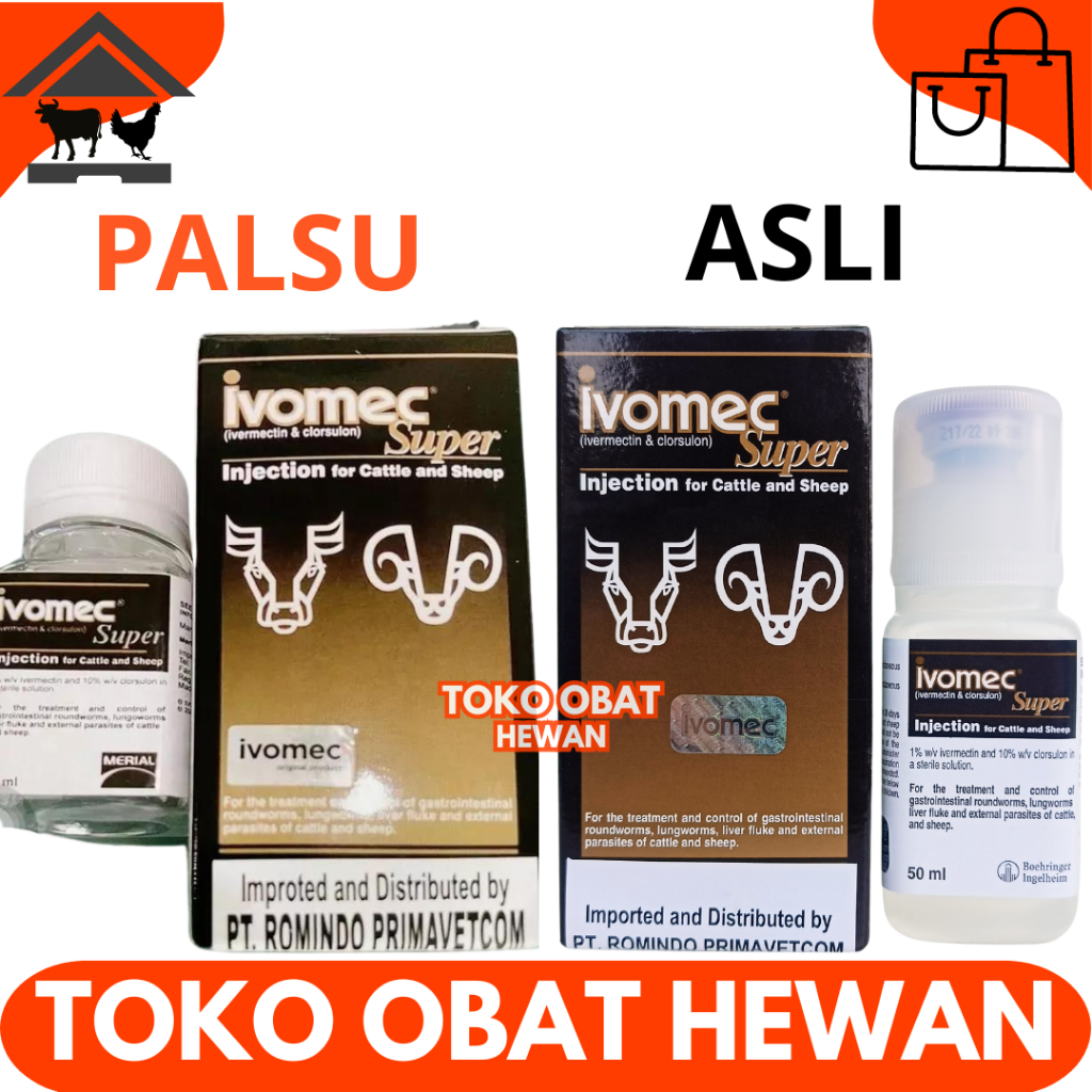Jual IVOMEC SUPER 50ML ORIGINAL ROMINDO - Efektif Basmi Kutu ...