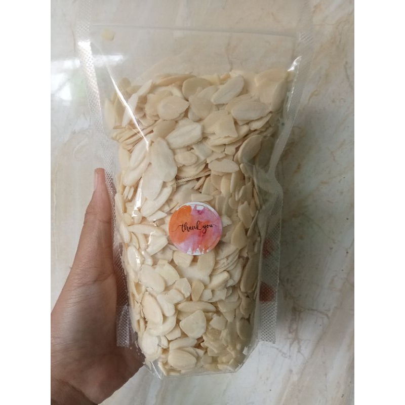 Jual Kacang Almond Slice ~ Repack 200gr | Shopee Indonesia