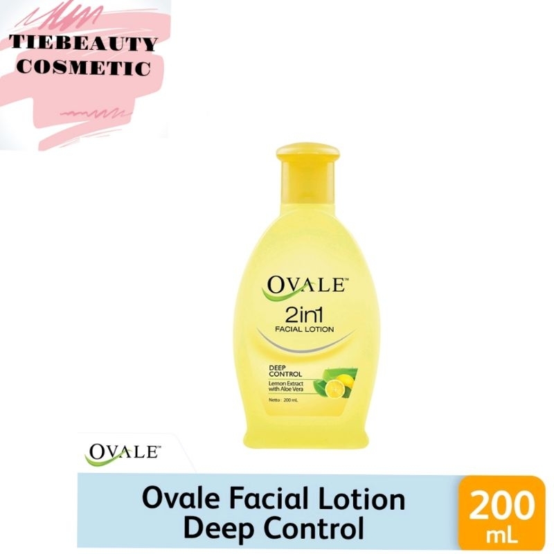 Jual Ovale 2in1 Facial Lotion Deep Control 200ml | Shopee Indonesia