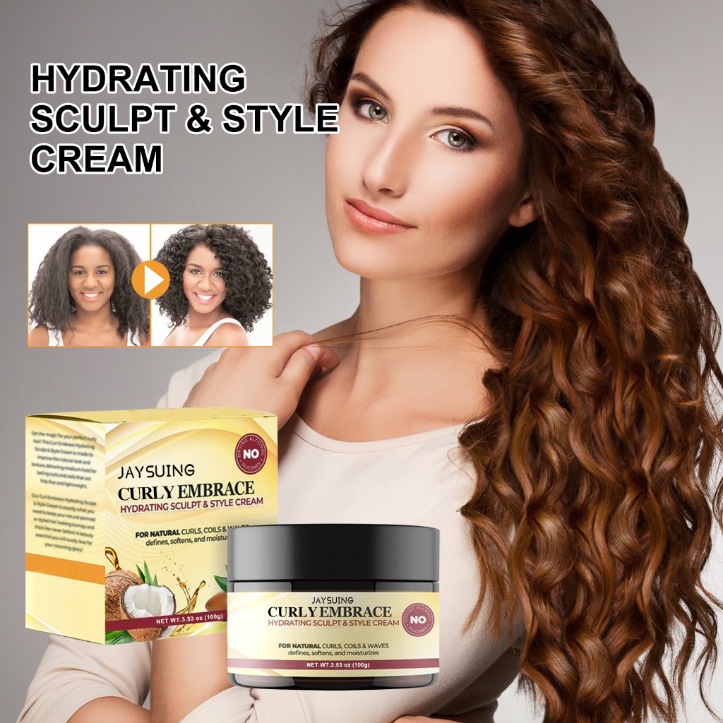 Jual Jaysuing Curly Embrace Hydrating Sculpt Style Cream 100g Krim ...