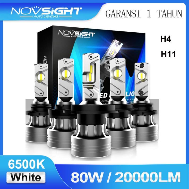 Jual NOVSIGHT N55 20000LM 80W 6500K H11 H4 model khusus lampu putih super terang Sepasang lampu ...