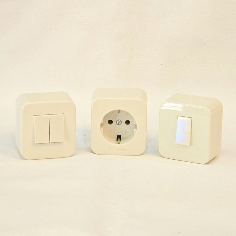 Jual PANASONIC SAKLAR SERI / DOUBLE , ENGKEL / SINGLE , STOP KONTAK ...