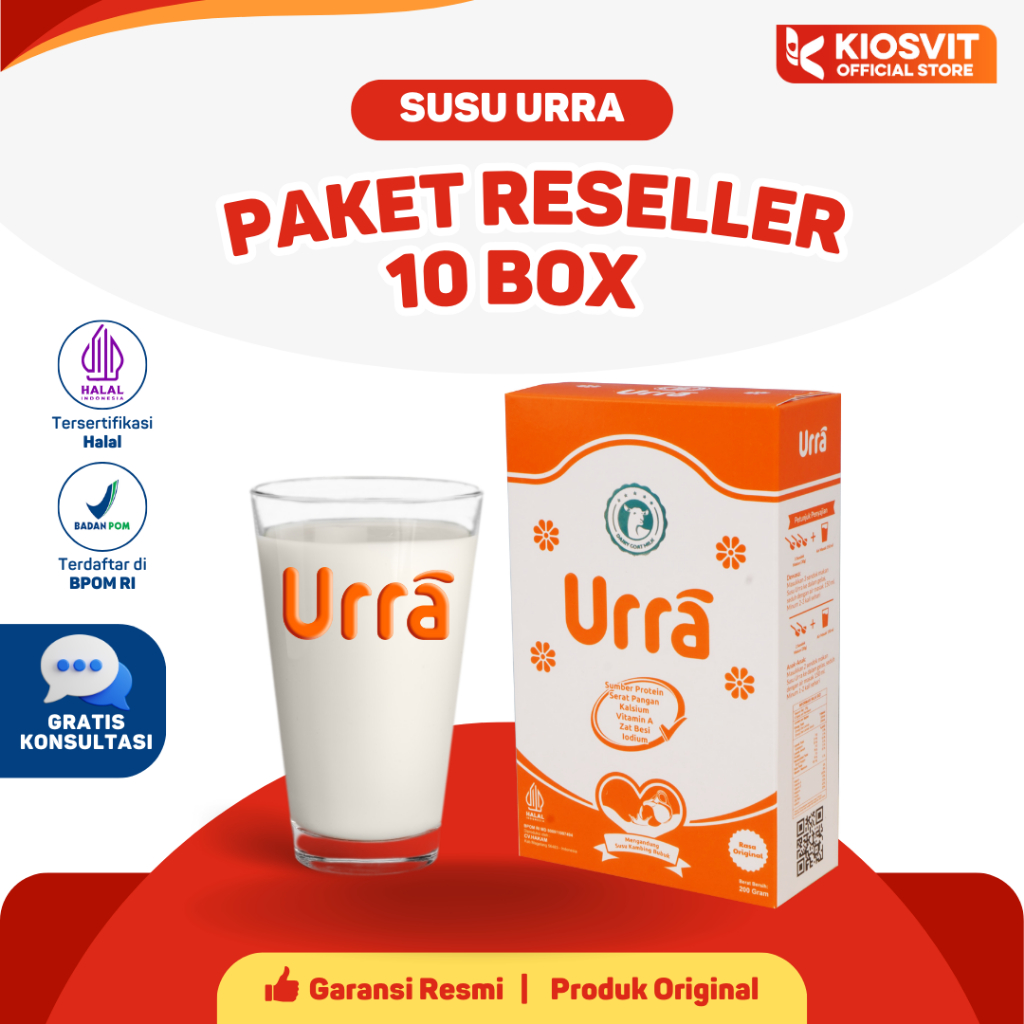 Jual Urra - Susu Kambing Saanen Untuk Pertumbuhan dan Terapi 200gr - 10 ...