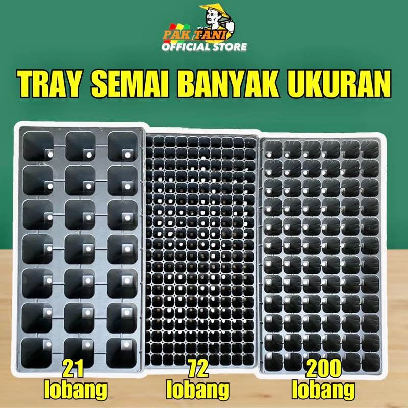 Jual TRAY SEMAI BANYAK UKURAN TRAI SEMAIAN BANYAK VARIASI DAN UKURAN ...