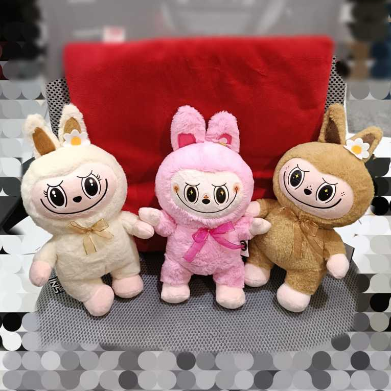 Jual Dreamtoys96 Boneka Labubu Standing Labubu Muka Printing Ukuran 11 ...