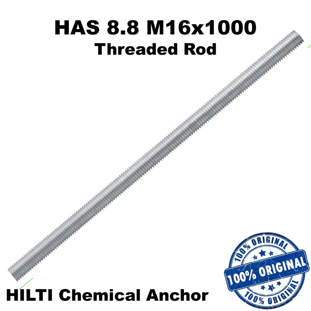 Jual Angkur HILTI HAS 8.8 M16x1000 Threaded Rod | Asdrat HILTI | Shopee ...