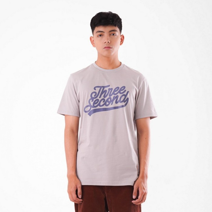 Jual 3Second Kaos Pria Katun Lengan Pendek Typography OL-C381223 | Shopee Indonesia