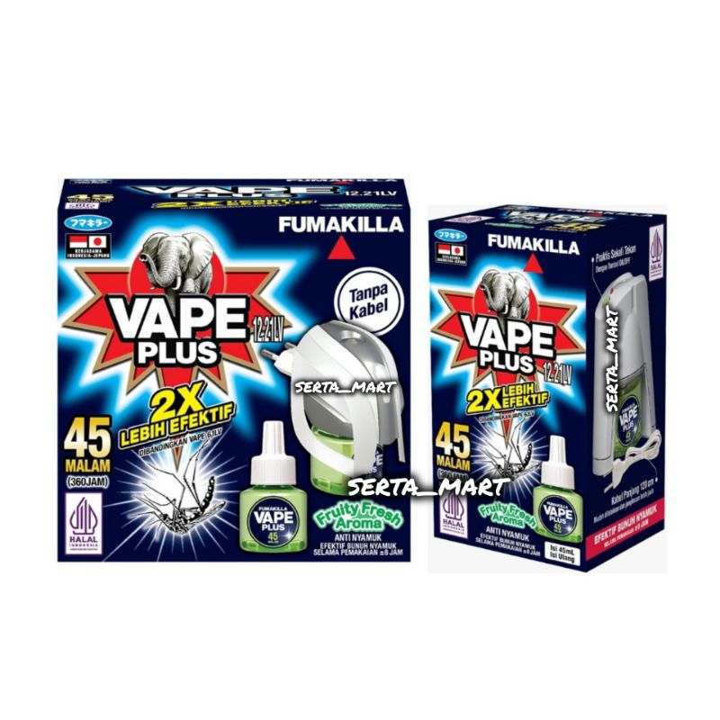 Jual Fumakilla Vape Plus Obat Nyamuk Elektrik Alat / Refill Fruity ...