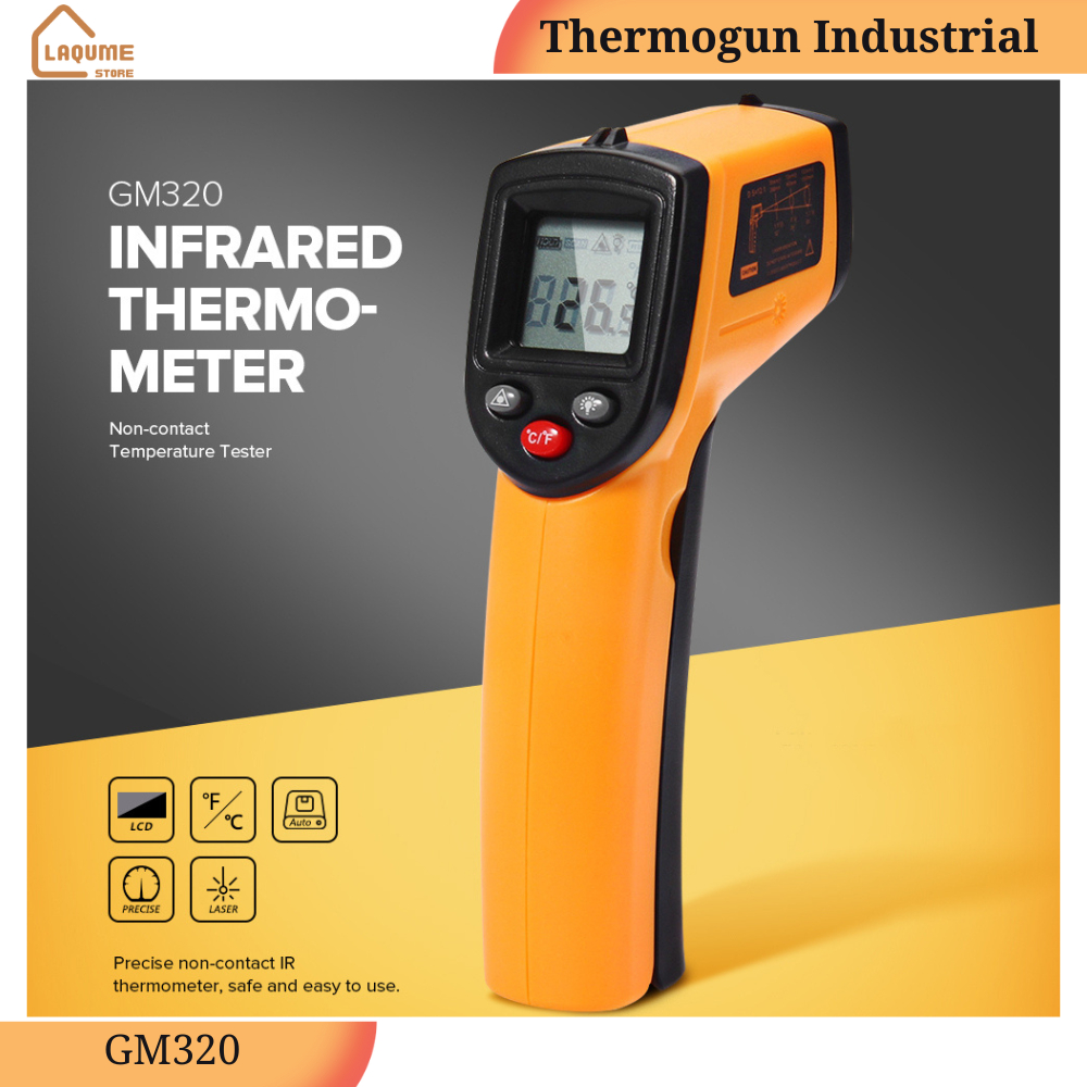 Jual Infrared Thermometer GM320 ORIGINAL Termometer Gun Termogun Ukur ...