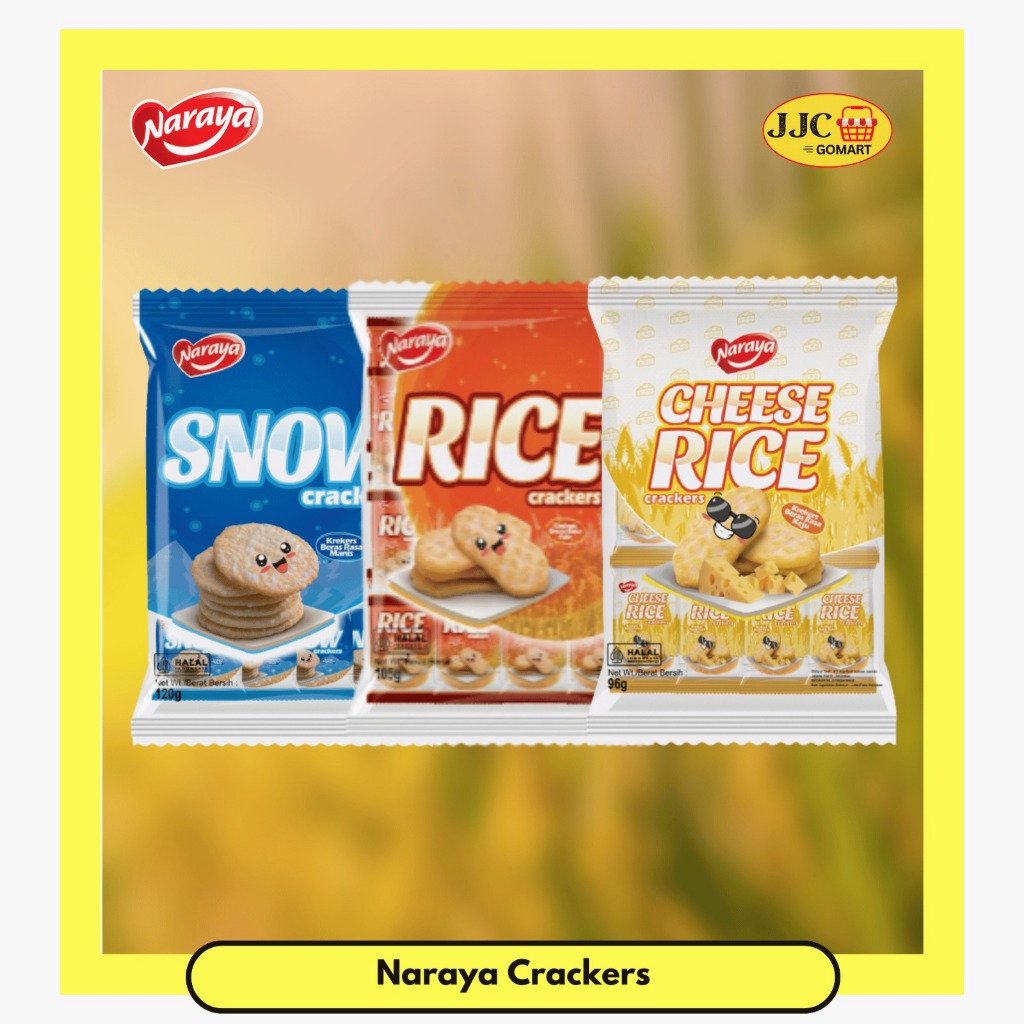 Jual Naraya Crackers | Cheese Rice96g | Rice105g | Snow120g | Shopee ...
