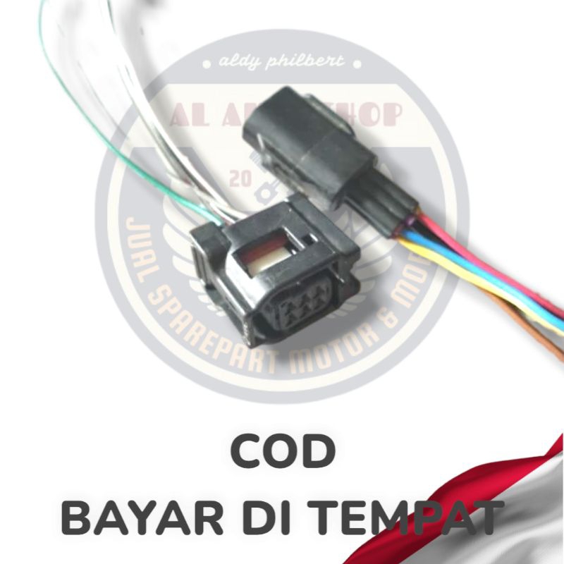 Jual Kabel soket sensor CKP pin 6 cowo cewe Honda Beat fi Beat pop ...