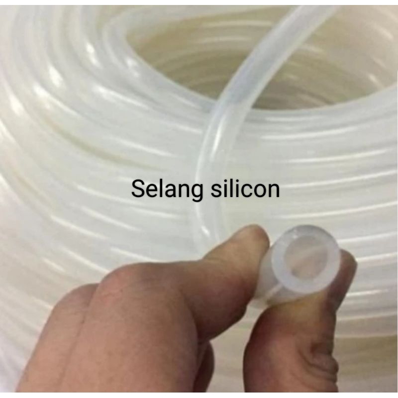 Jual Selang silicon tube/Silikon food grade UK.6mm x 10mm /mtr | Shopee ...