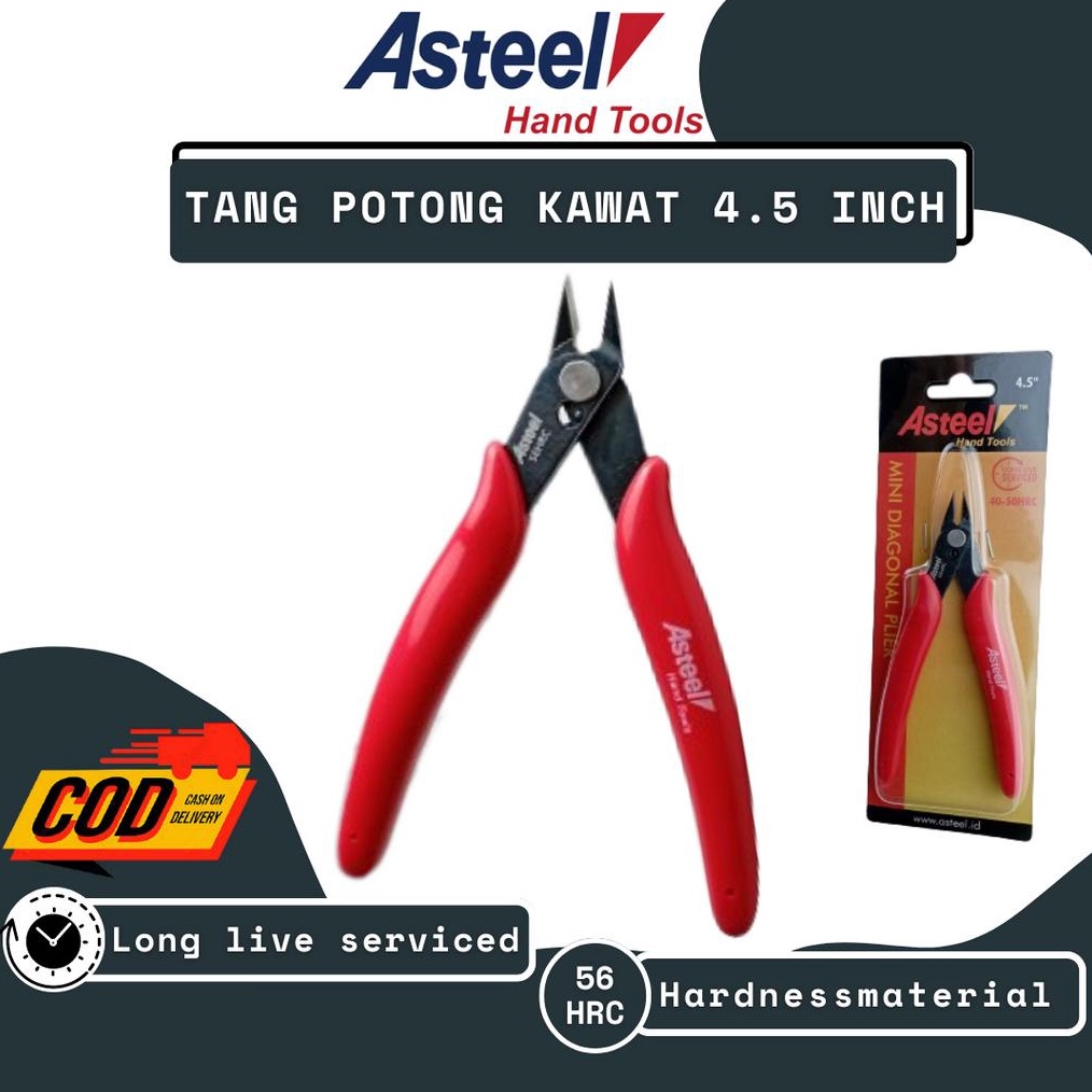 Jual ASTEEL Tang potong kawat Tang potong kabel Wire Cutter Nipper Mini ...