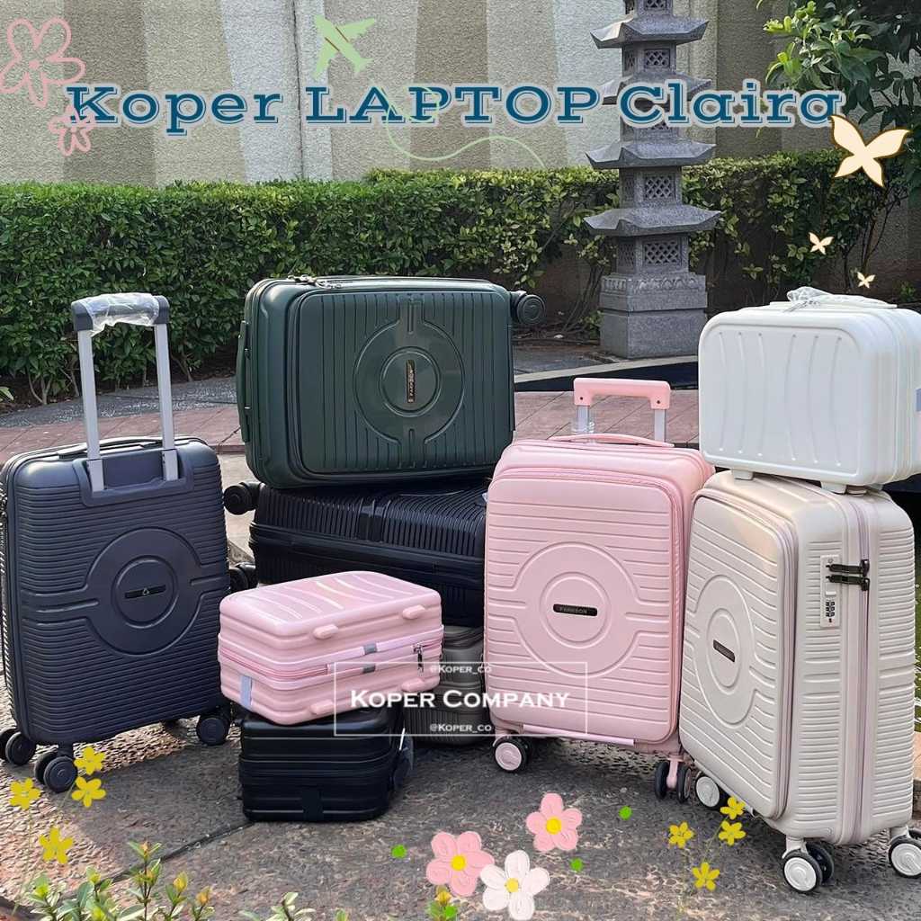 Jual PARKSON Claira Koper Laptop / Koper 20 inch Kabin / Koper zipper ...