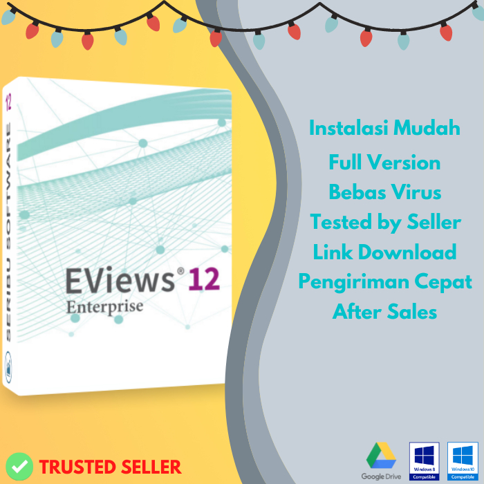 Jual Eviews 12 Enterprise (Update Terbaru) | Shopee Indonesia