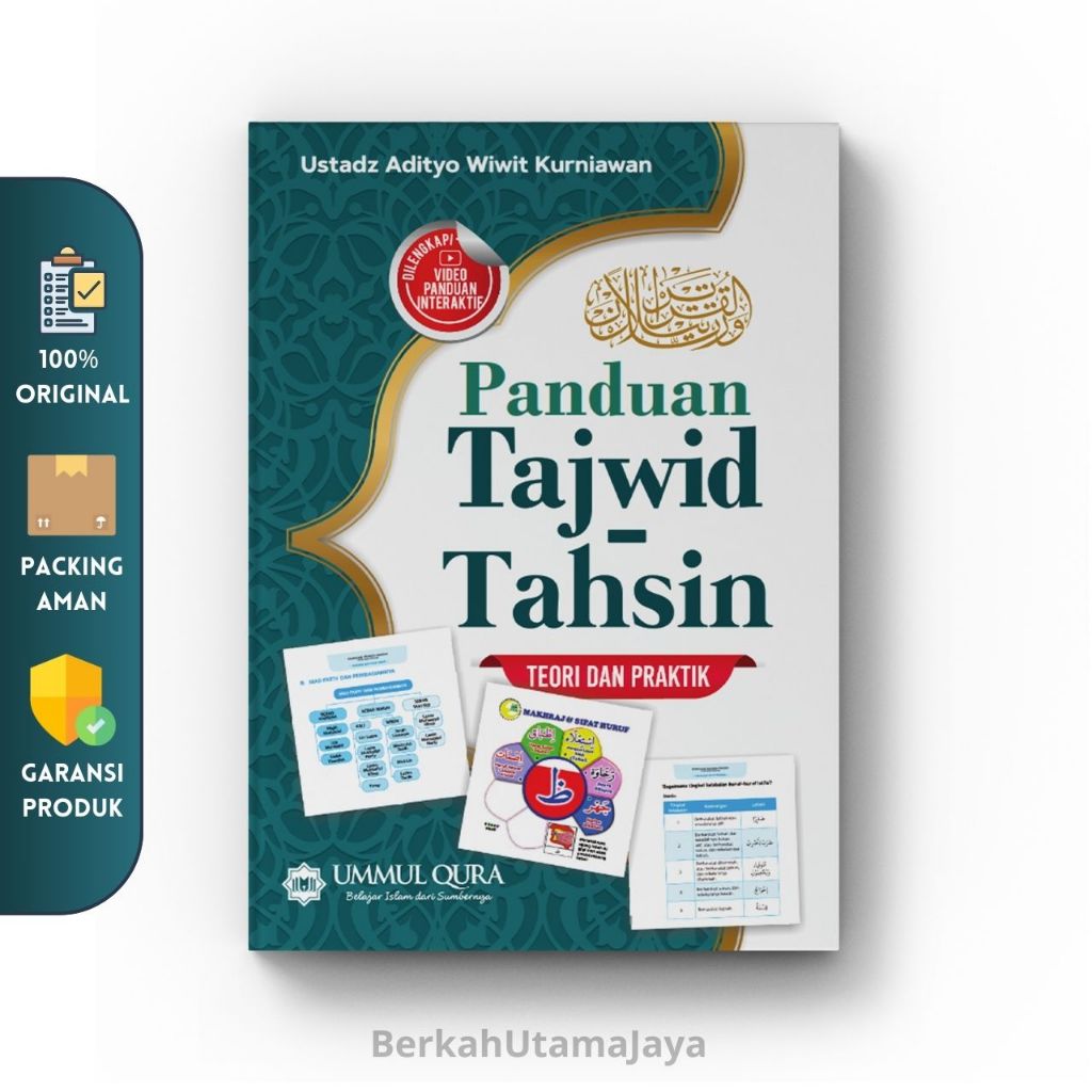 Jual Panduan Tajwid Tahsin Teori dan Praktek | Adityo Wiwit Kurniawan ...