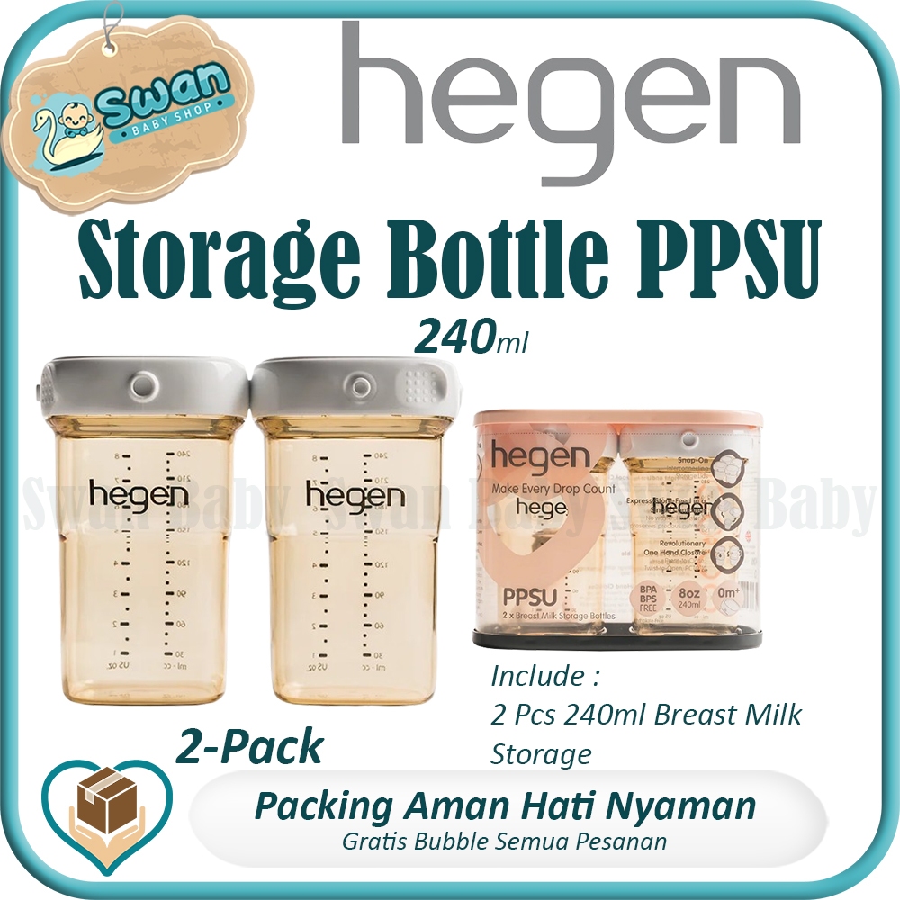 Jual Hegen PCTO™ 240ml / 8oz Breast Milk Storage PPSU, 2-Pack | Shopee Indonesia