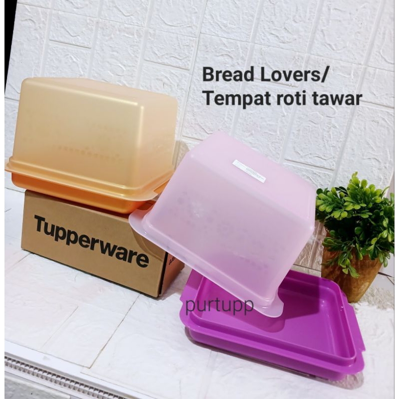 Jual Bread lovers /tempat roti tawar/tupperware | Shopee Indonesia