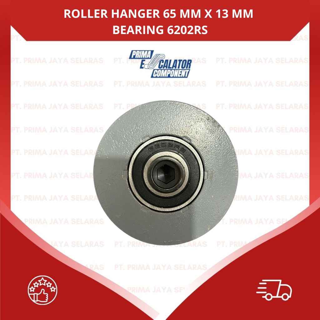 Jual ROLLER HANGER DIA 65 MM X 14 MM BEARING 6202RS + BAUT/ROLLER ...