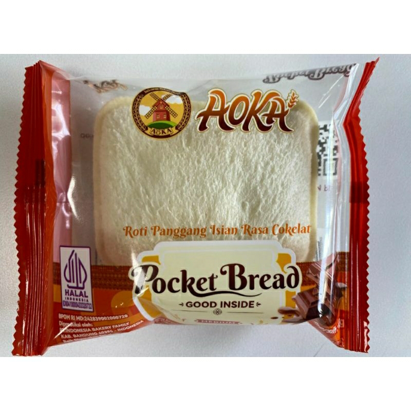 Jual roti aoka pocket bread cokelat | Shopee Indonesia