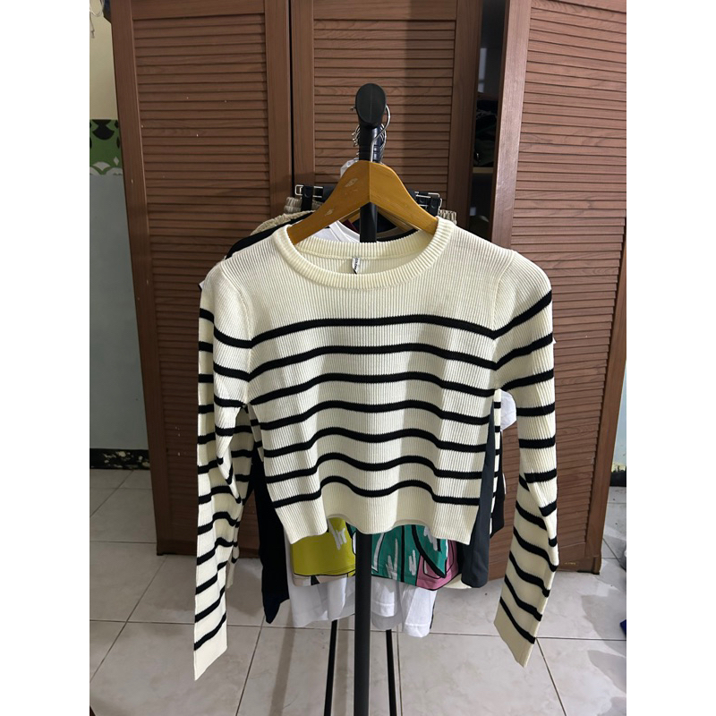 Jual COLORBOX STRIPE LENGAN PANJANG | Shopee Indonesia
