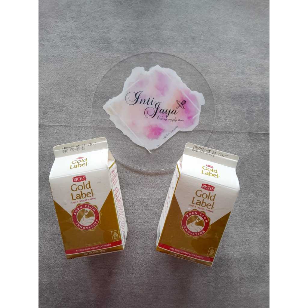 Jual RICHS GOLD LABEL/WHIP CREAM/TOPPING CAKE 500 GR | Shopee Indonesia