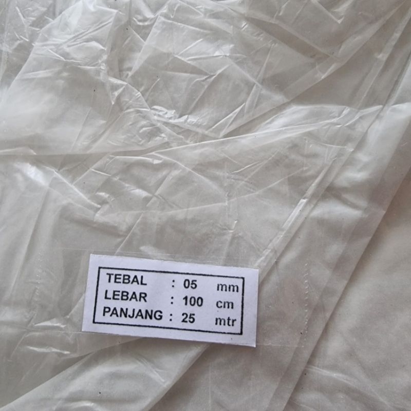 Jual plastik cor/plastik rol butek ukuran 1m x 25m tebal 0,5 | Shopee ...