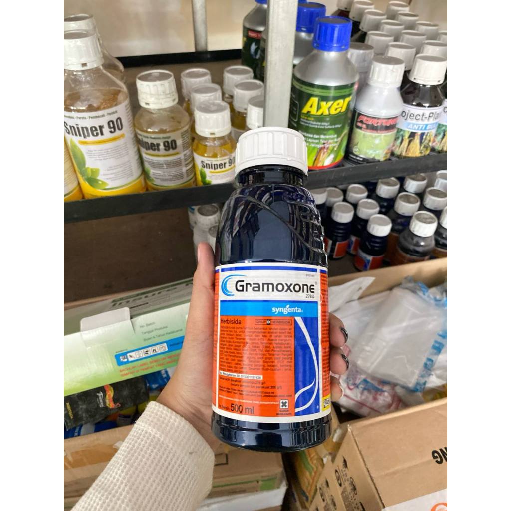 Jual GRAMOXONE 276SL HERBISIDA RACUN PEMBASMI RUMPUT & GULMA 500 ML ...