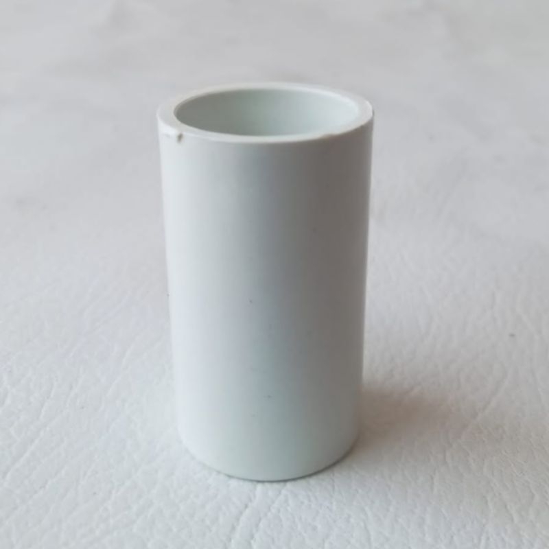 Jual (PER PCS) SOCK SAMBUNGAN PIPA PVC CONDUIT LISTRIK 20MM POLOS PUTIH ...