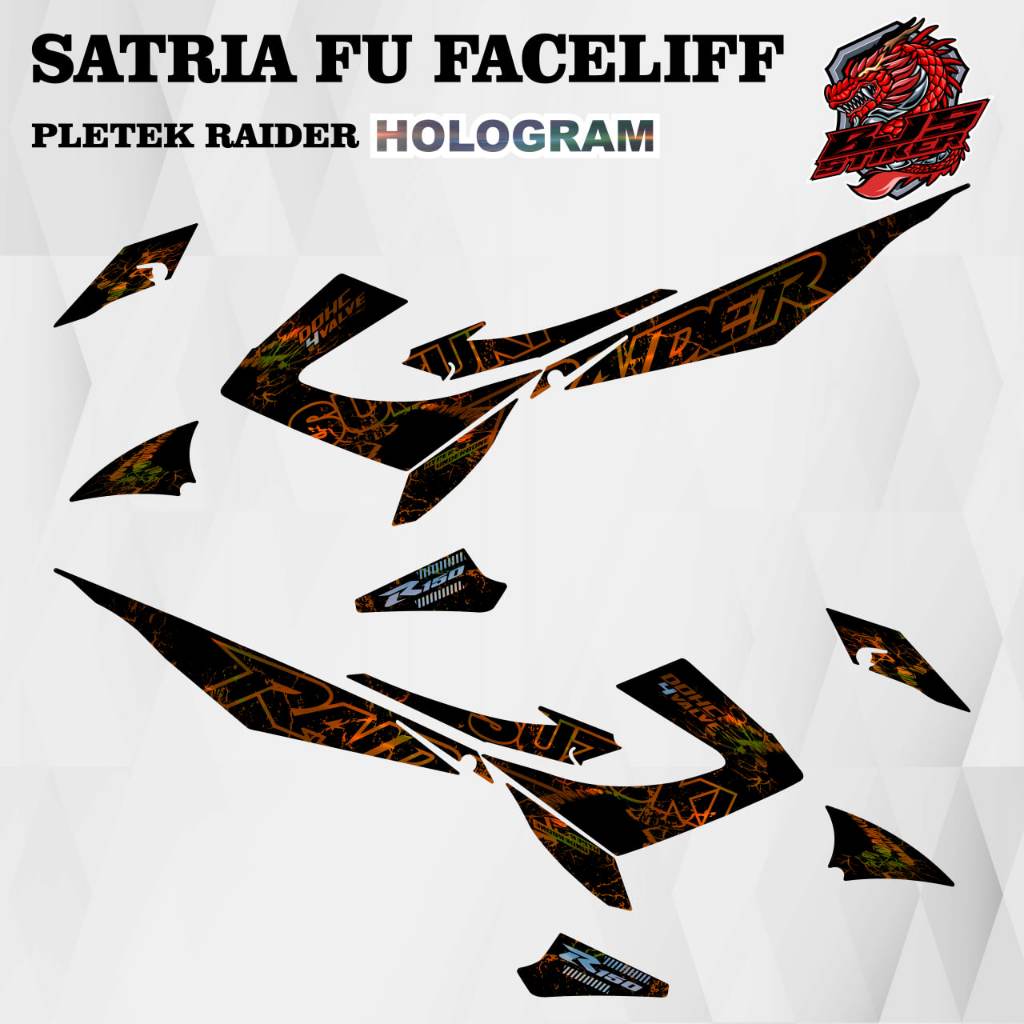 Jual Stiker Sticker Striping Satria facelift karbu - Stiker Sticker ...