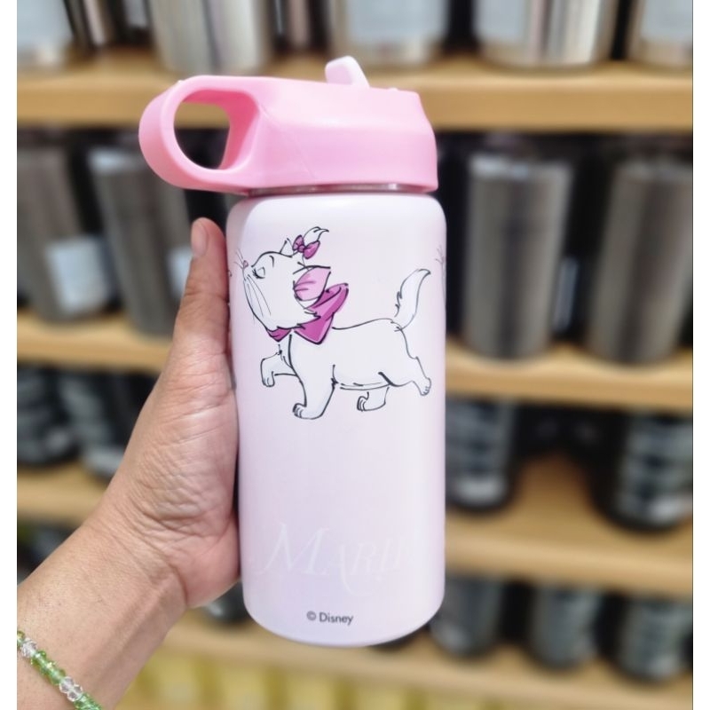 Jual Miniso - Botol Minum Stainless 550ml MARIE CAT Collections (Pink ...