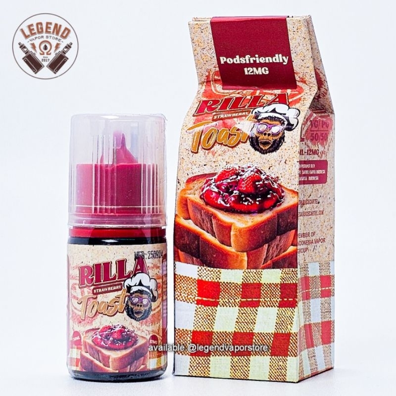 Jual SALT NIC - LIQUID RILLA TOAST Strawberry 30ML 12MG AUTHENTIC ...